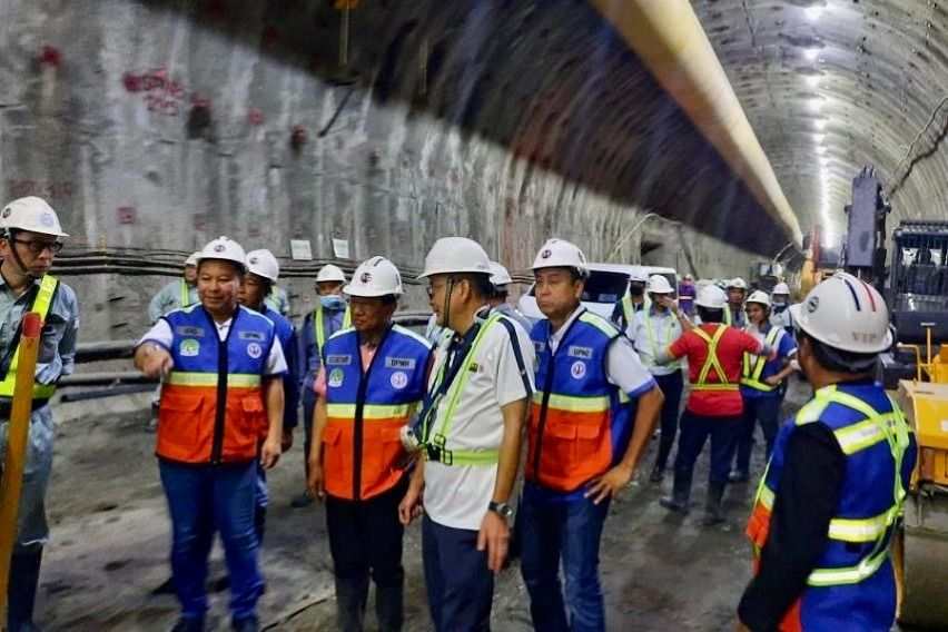 DPWH breaches halfway point of Davao City Road Mountain Tunnel Project