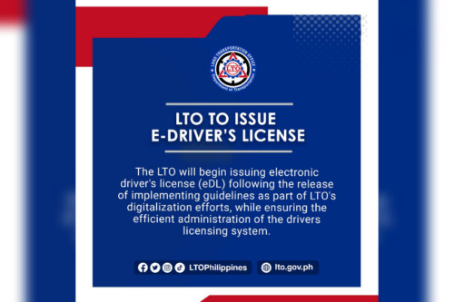 LTO e-driver's license to boost digitalization thrust