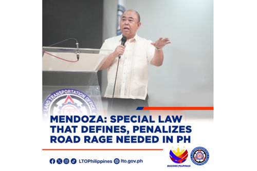 LTO chief pushes for stiffer road rage penalties