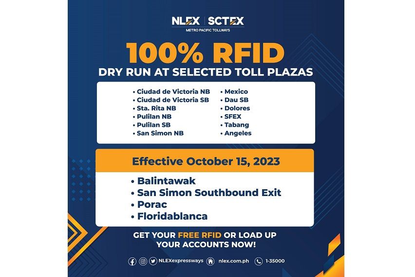 More MPTC-operated toll plazas switch to RFID