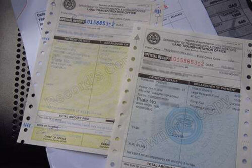 LTO OR/CR: Get to know the two of the most important docs for your car