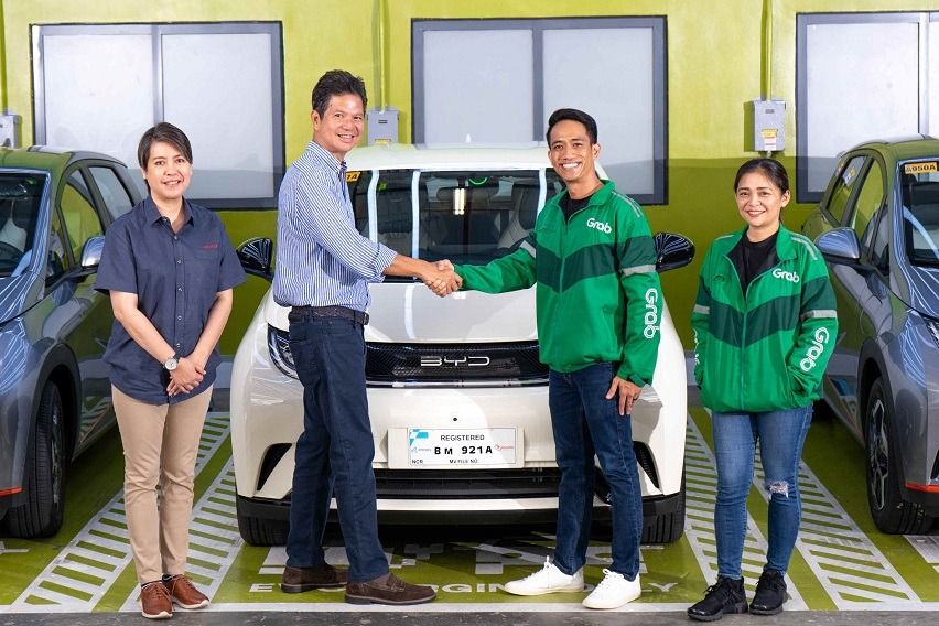 BYD Cars, Grab team up for pilot study on EV usage in riding hailing